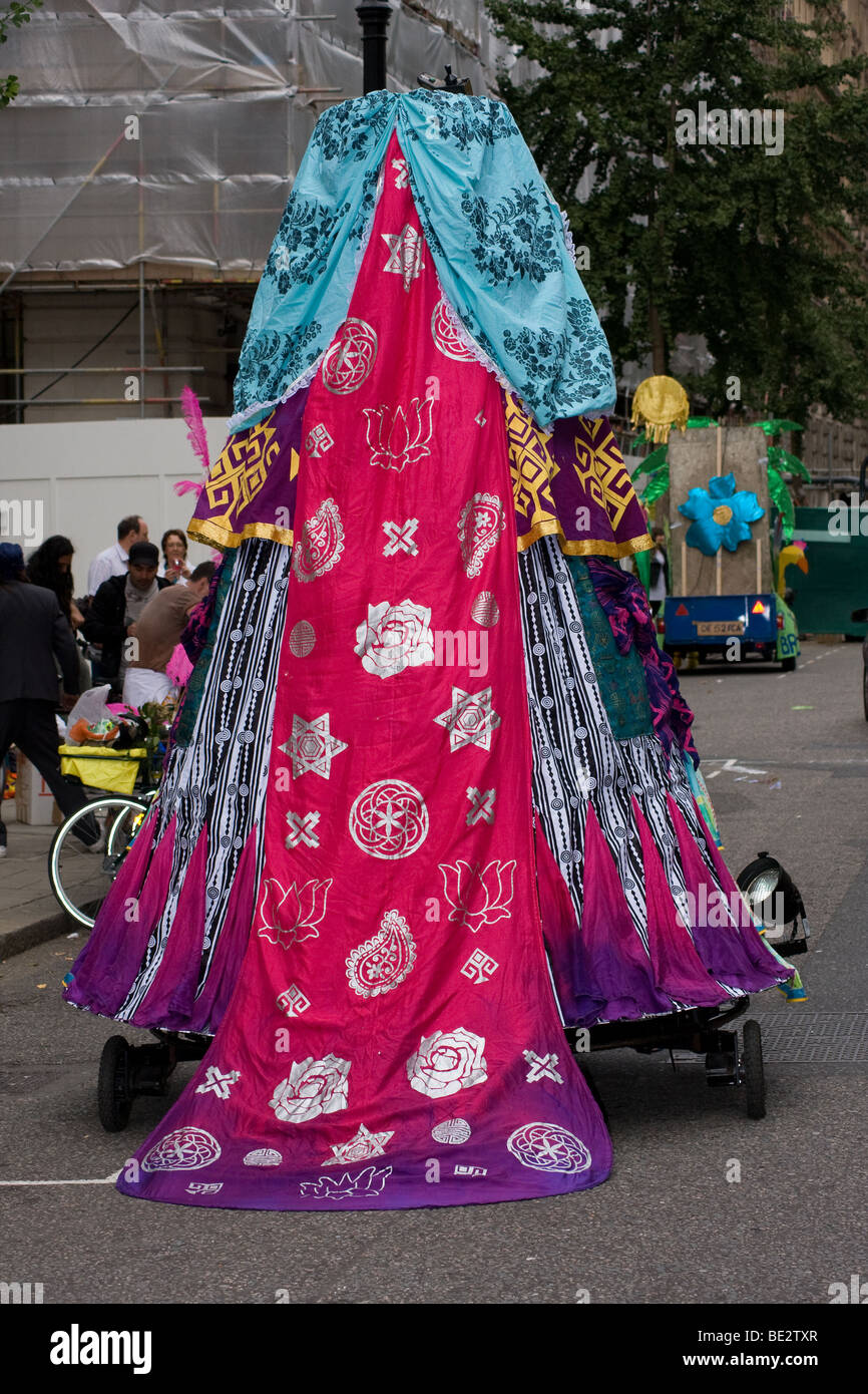 parade procession carnival Thames festival London England UK Europe ...