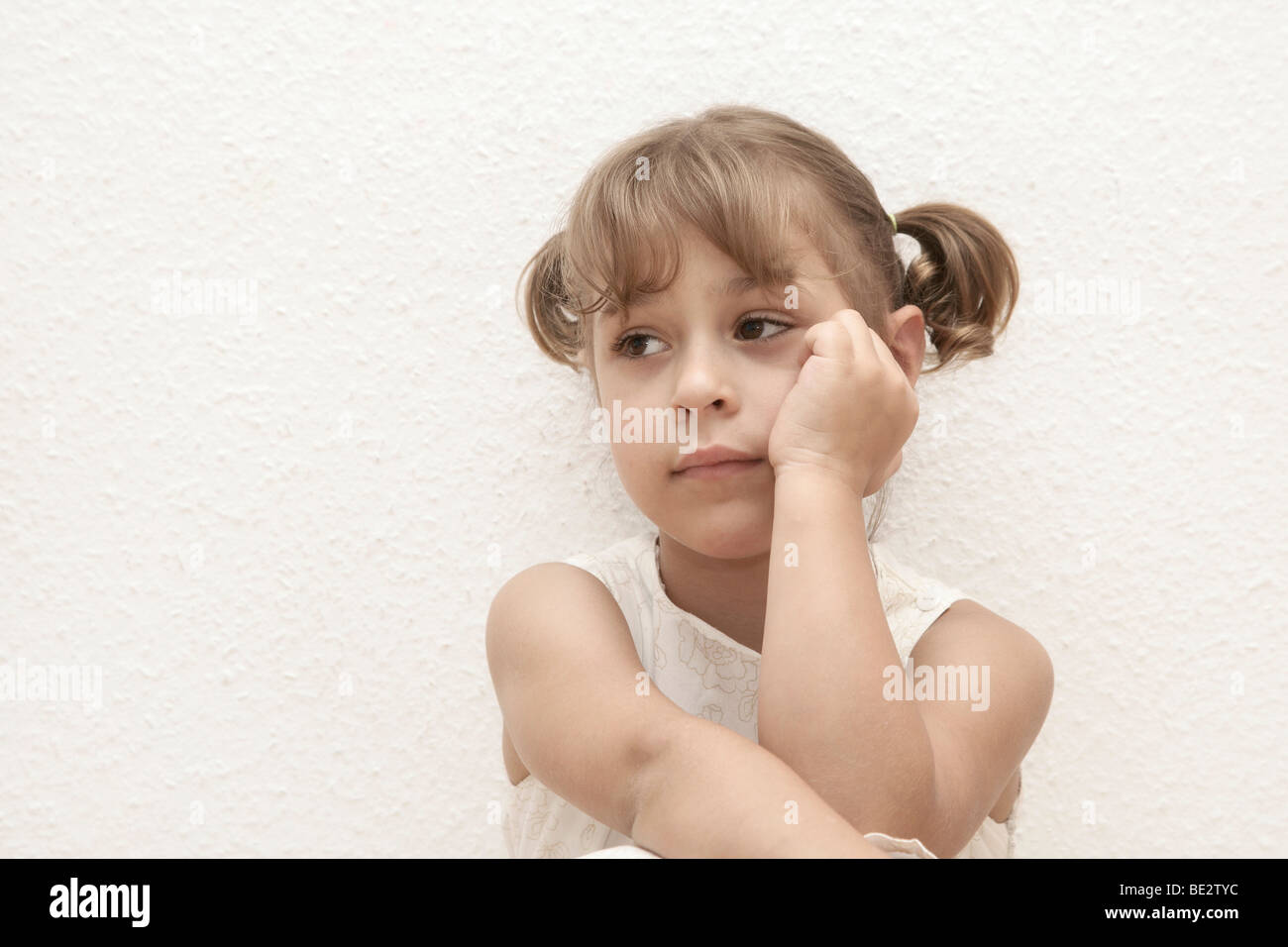 Defiant blond girl hi-res stock photography and images - Alamy