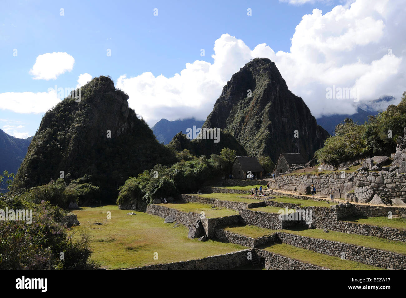 Machu Picchu, Inca settlement, Quechua settlement, Machu Picchu, Peru ...