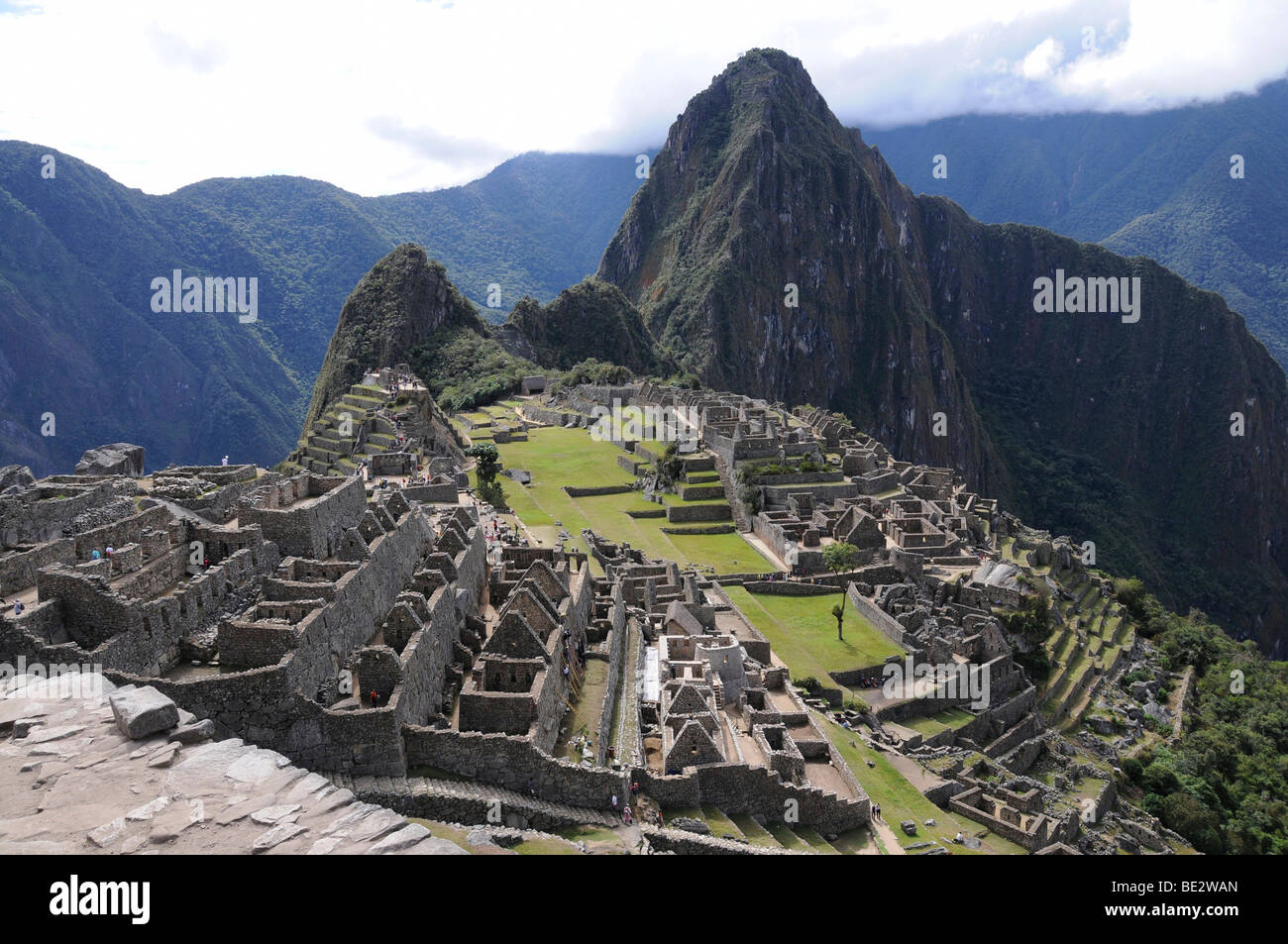 Machu Picchu, Inca settlement, Quechua settlement, Peru, South America ...
