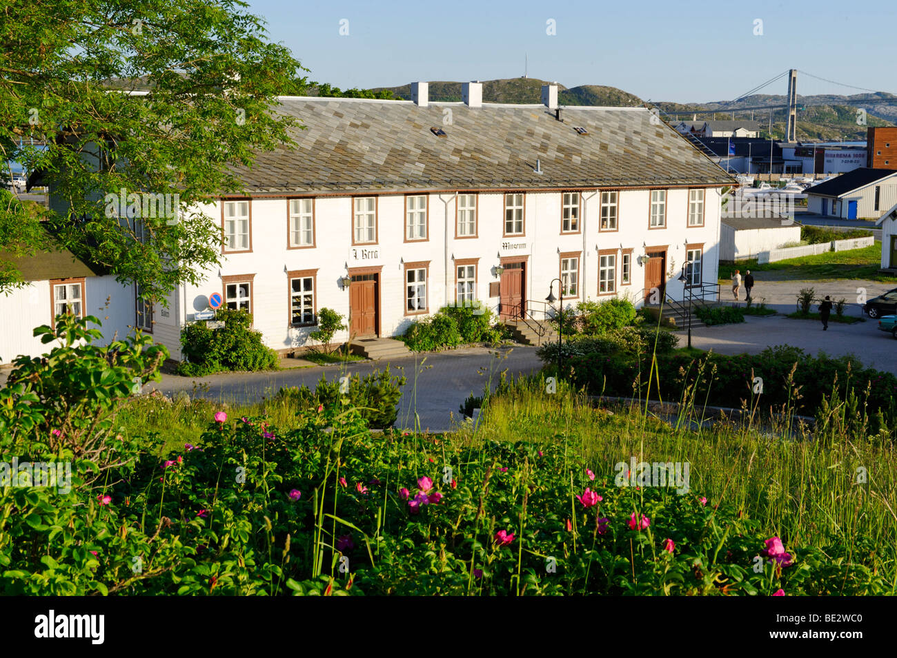 Former trade station Berggarden, now local museum, Rorvik, Norway ...