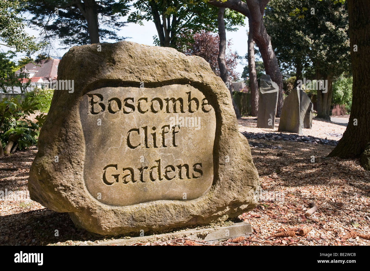 Boscombe Cliff Gardens on the cliff top near to the seafront and pier ...