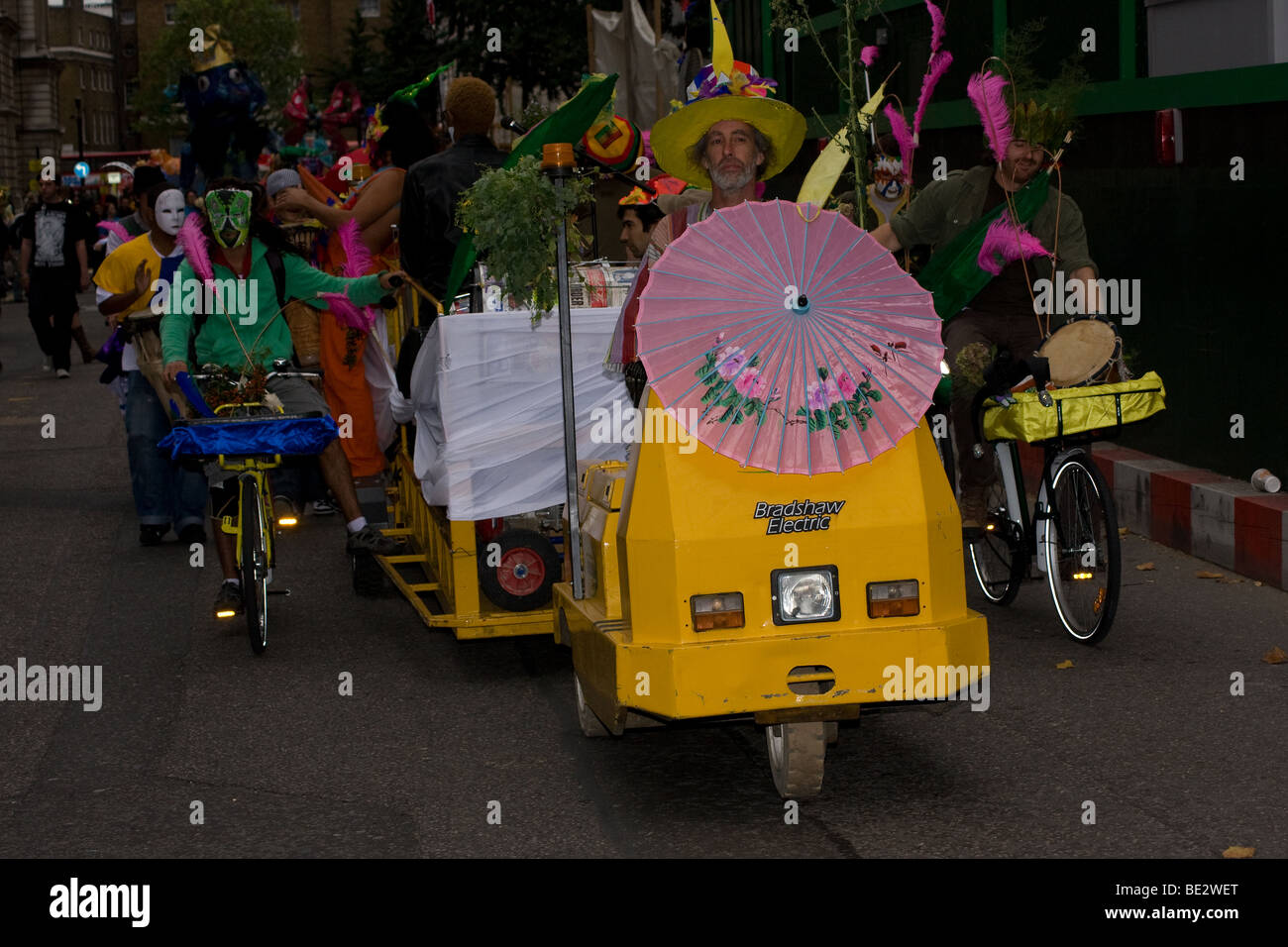 parade procession carnival Thames festival London England UK Europe ...