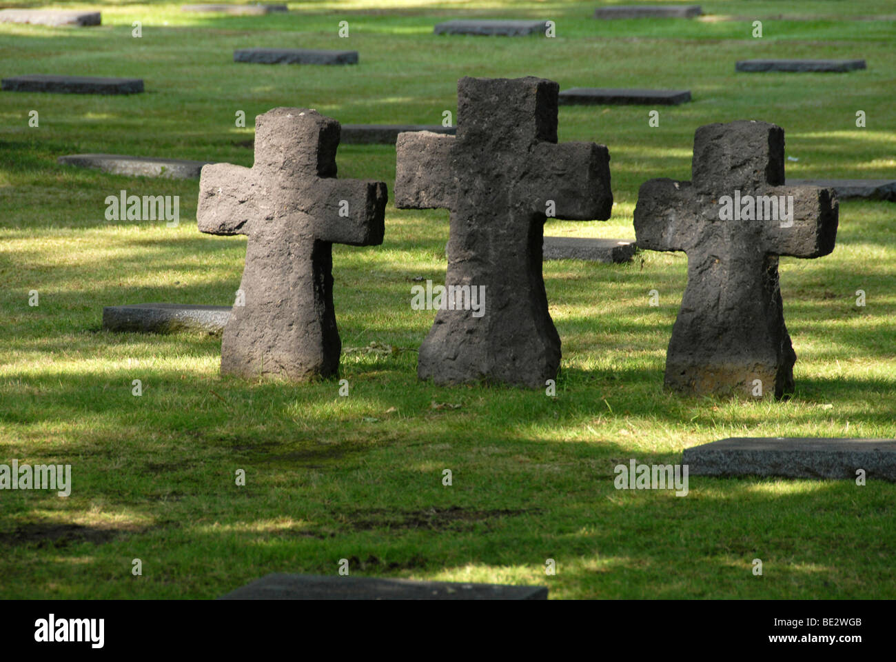 Crosses german graves hi-res stock photography and images - Alamy