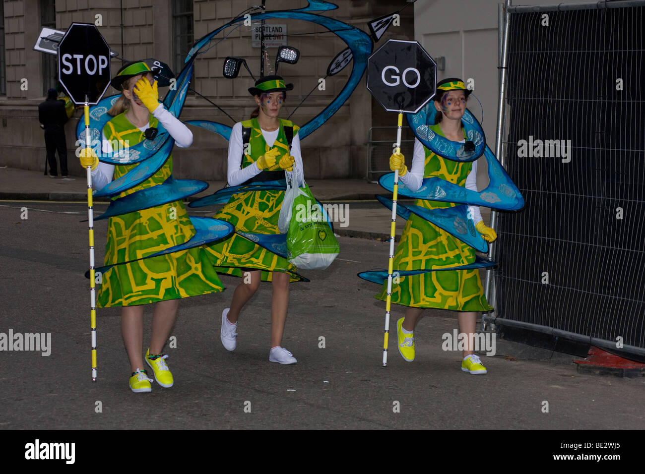 parade procession carnival Thames festival London England UK Europe ...