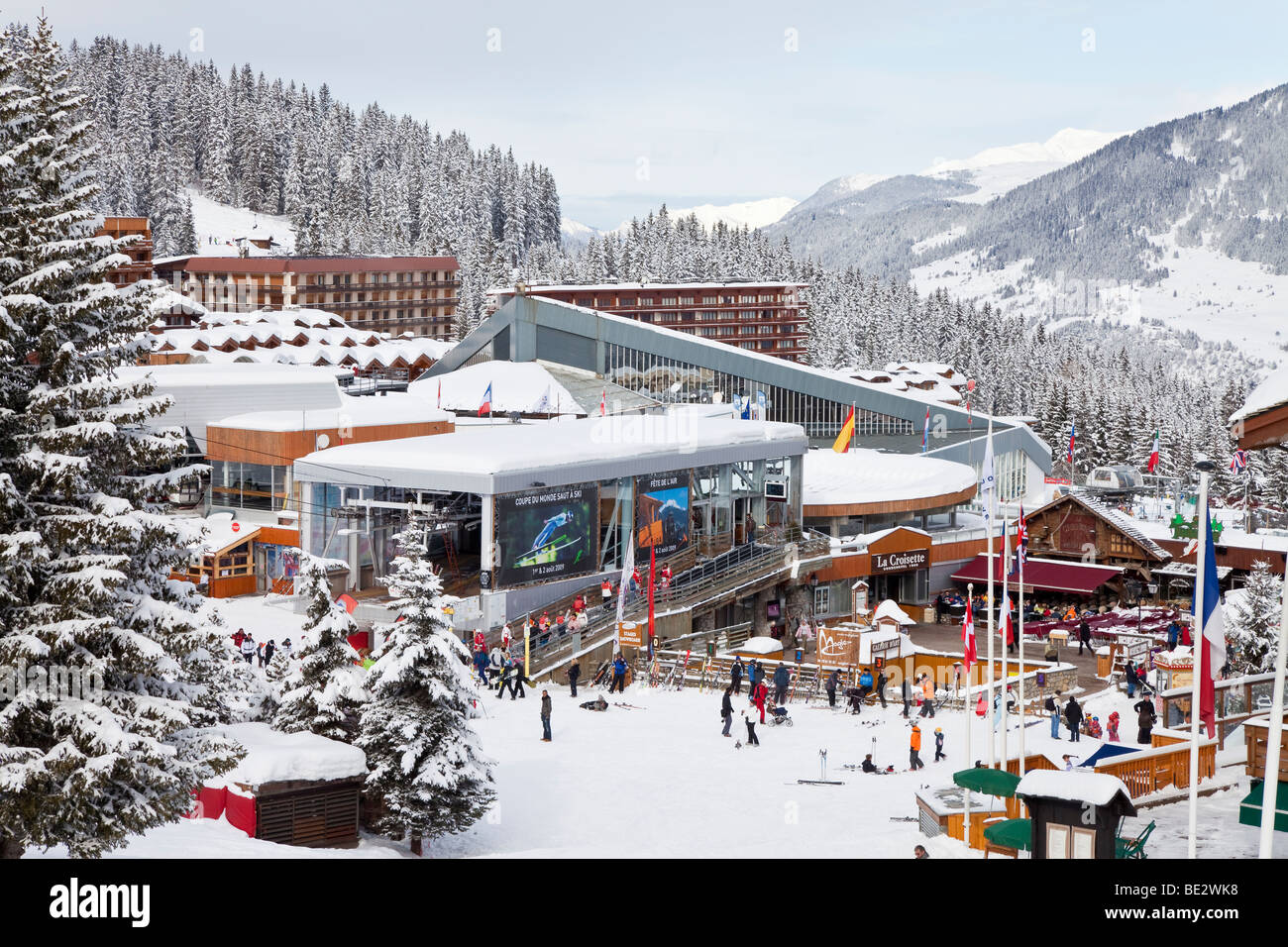 Courchevel Ski Resort Les Trois Vallees High Resolution Stock Photography and Images - Alamy