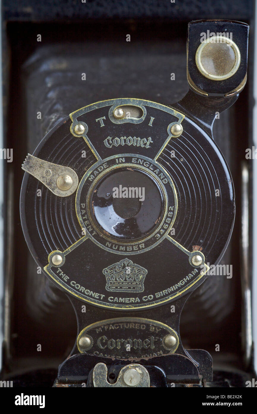 Old Coronet camera Stock Photo - Alamy