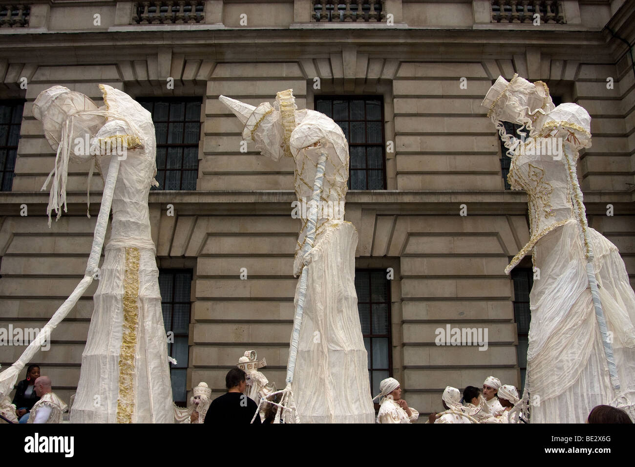 parade procession carnival Thames festival London England UK Europe ...