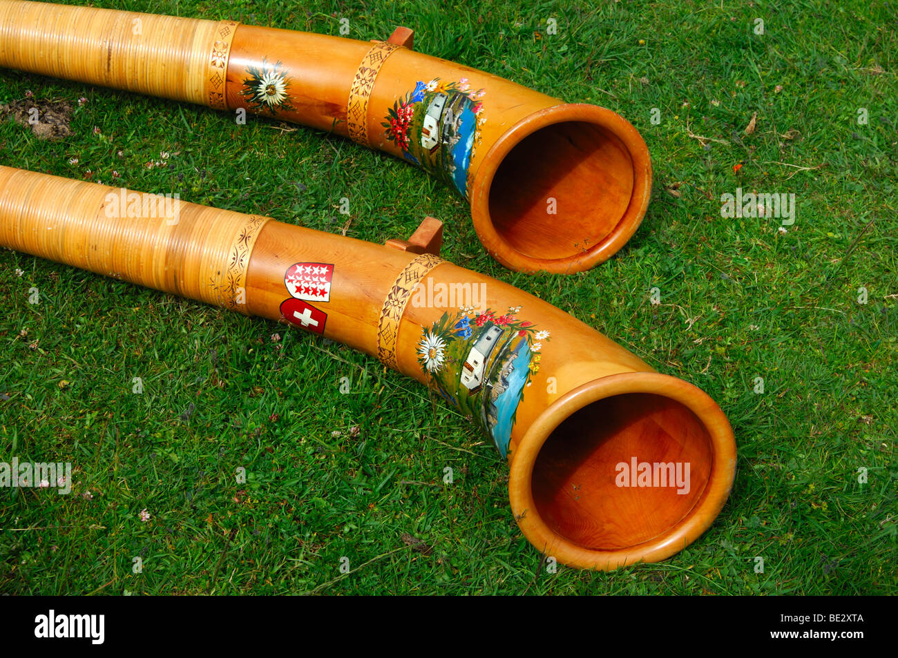 Alphorns hi-res stock photography and images - Alamy