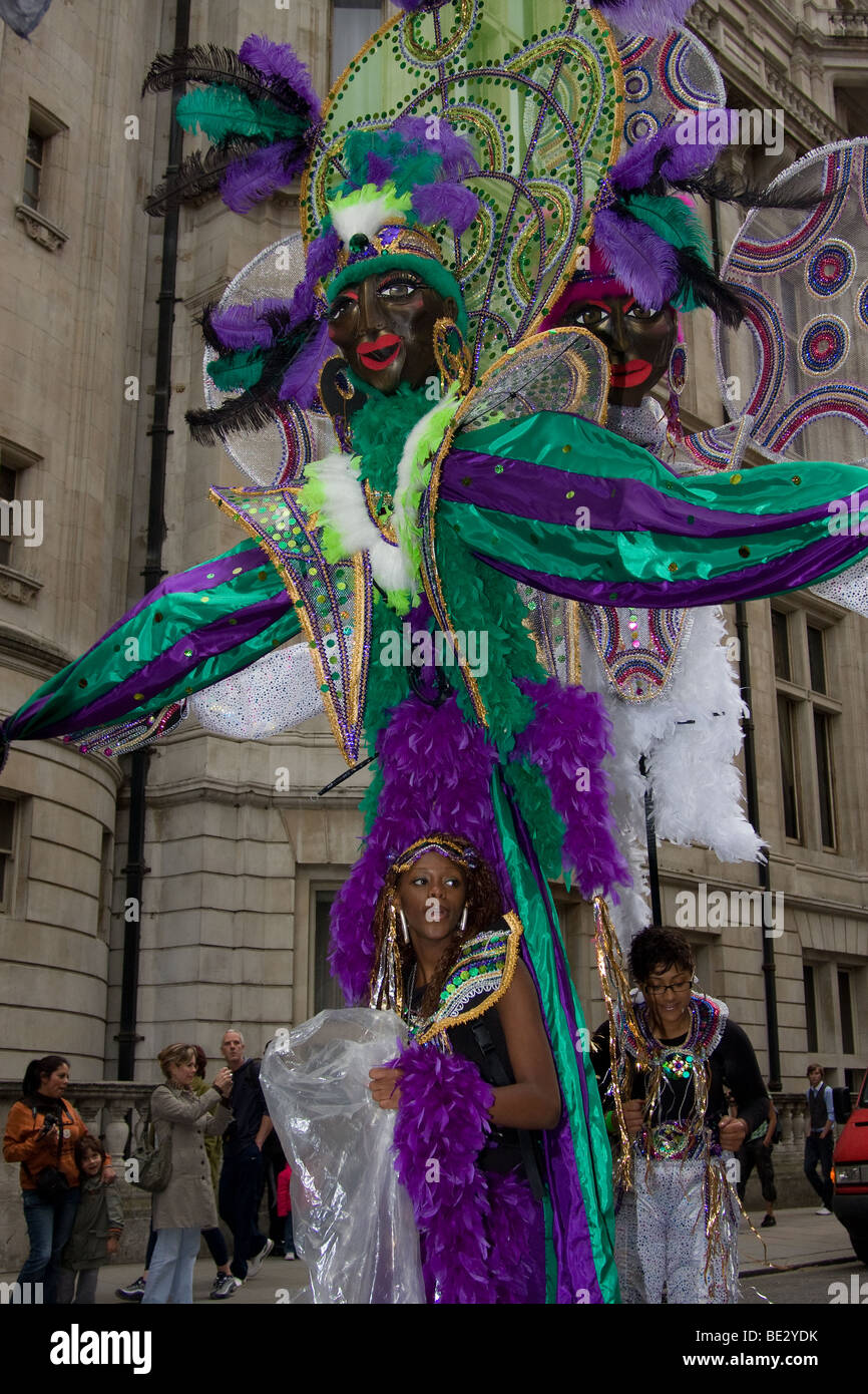 parade procession carnival Thames festival London England UK Europe ...