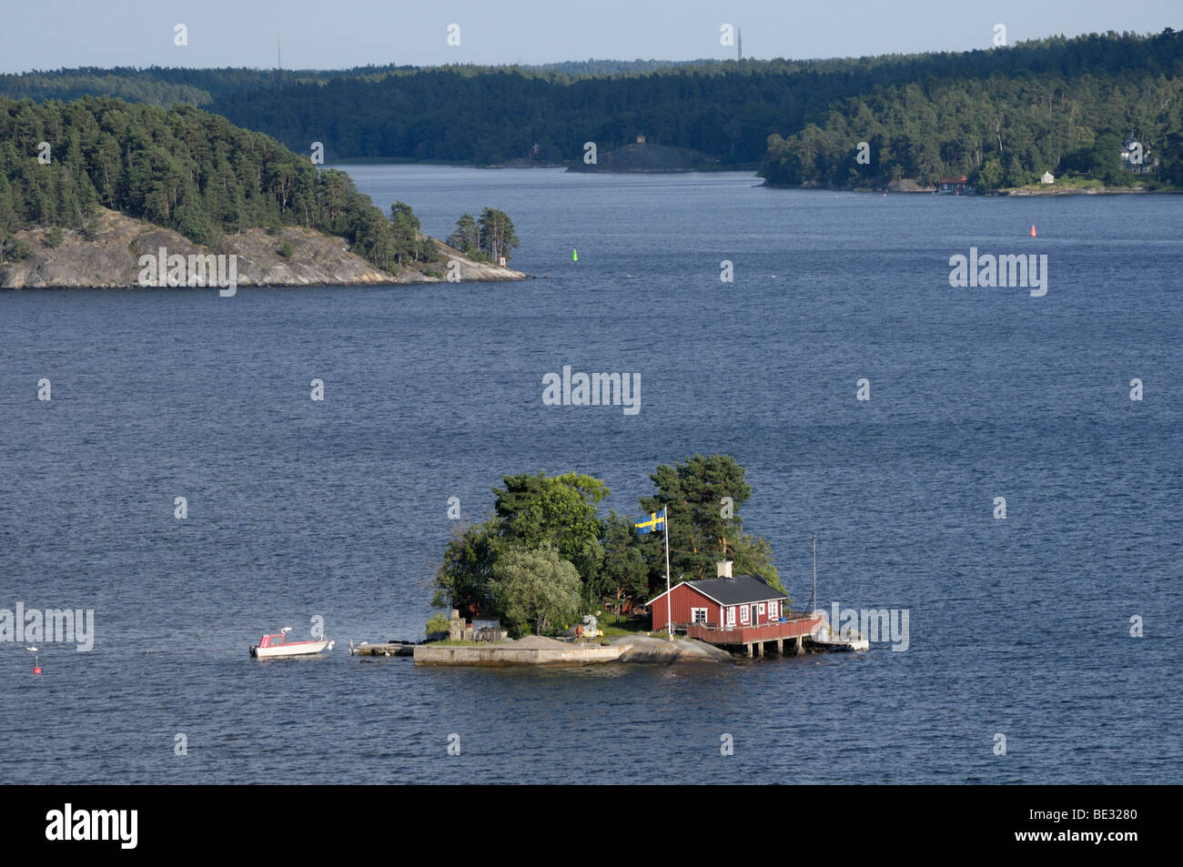 Archipelago with islands, Stockholm, Sweden, Europe Stock Photo - Alamy