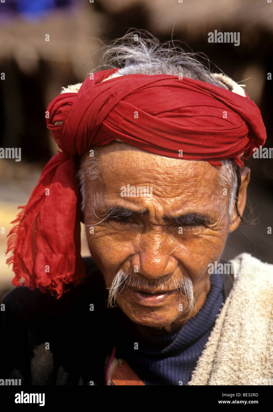 2681. Man of Akha Hill Tribe, Man of Akha Hill Tribe Stock Photo - Alamy