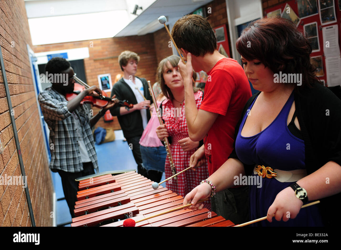 Sixth Form Students Uk Class High Resolution Stock Photography and ...