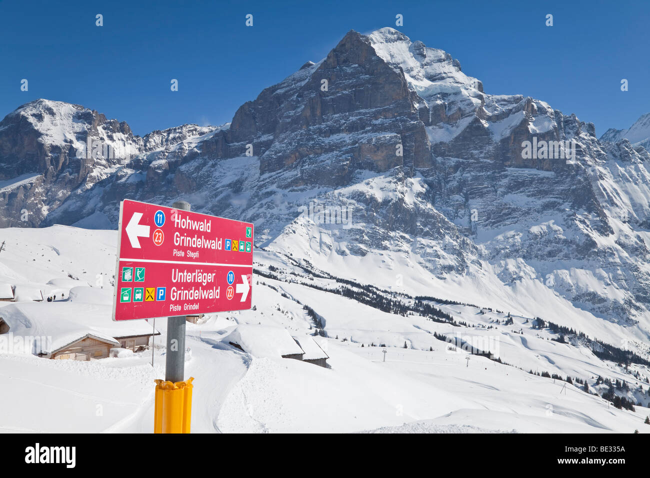Grindelwald sign hi-res stock photography and images - Alamy