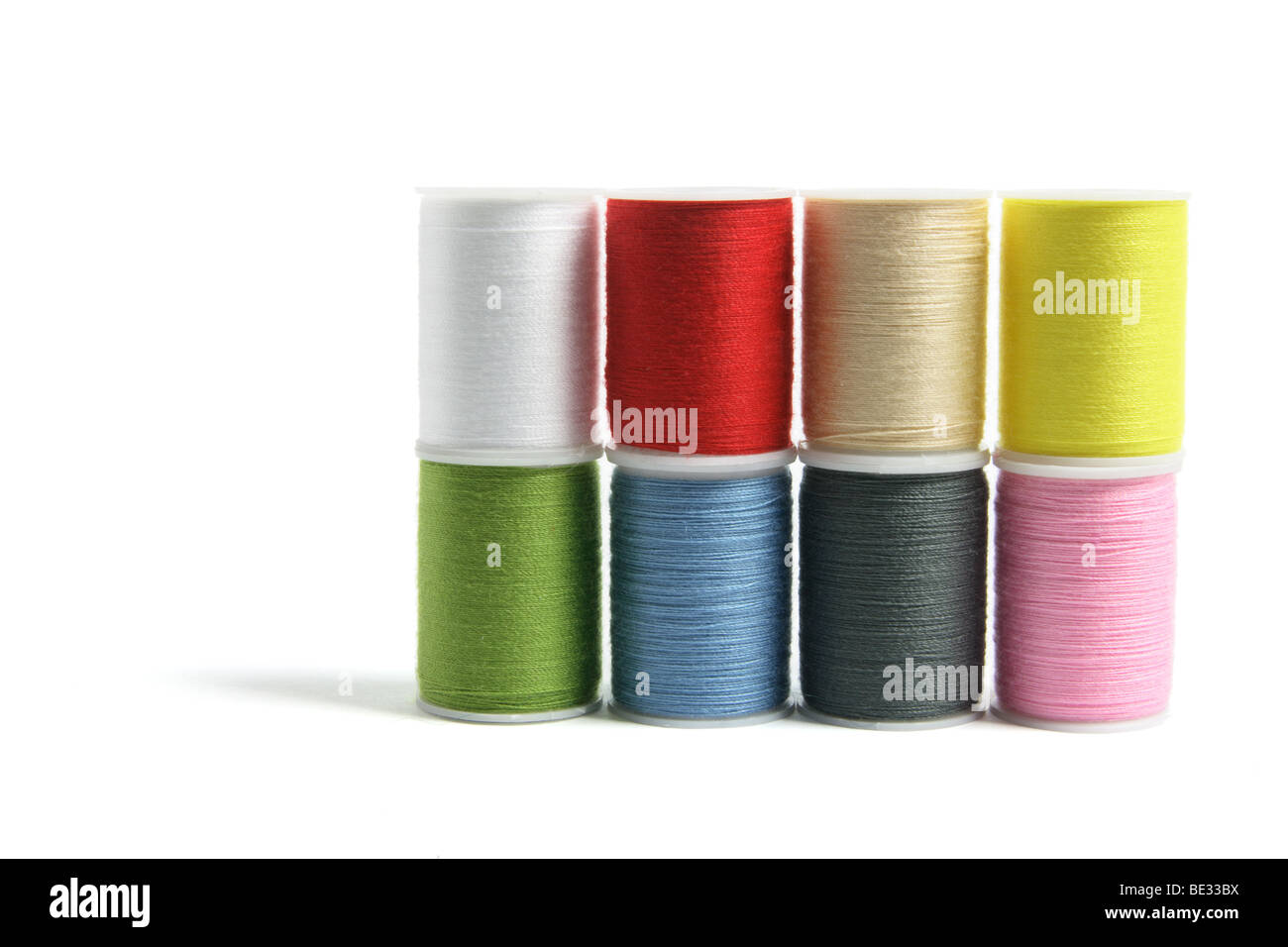 Spools of Thread Stock Photo - Alamy