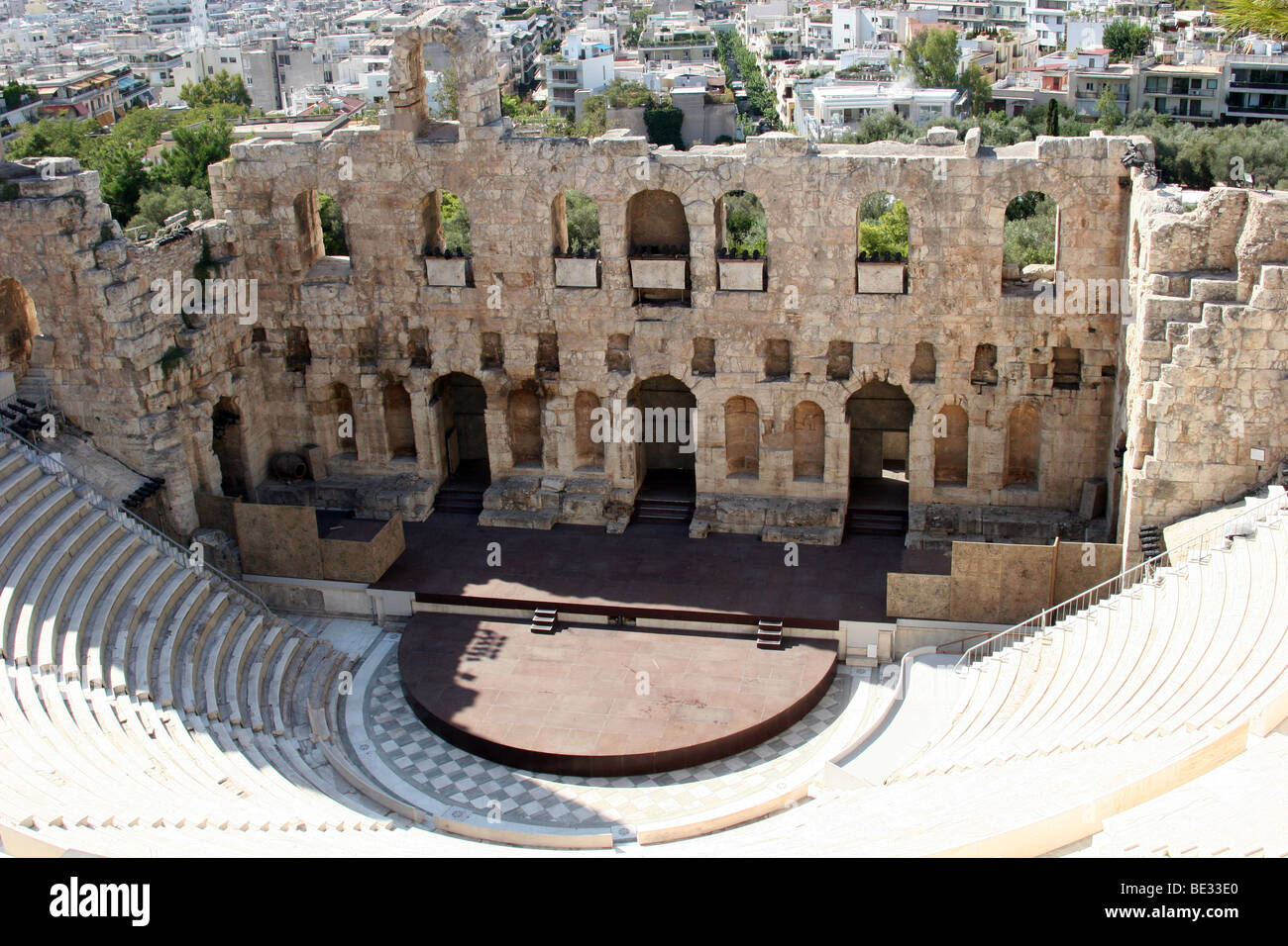 Amphitheatre in Athens, Greece Stock Photo - Alamy