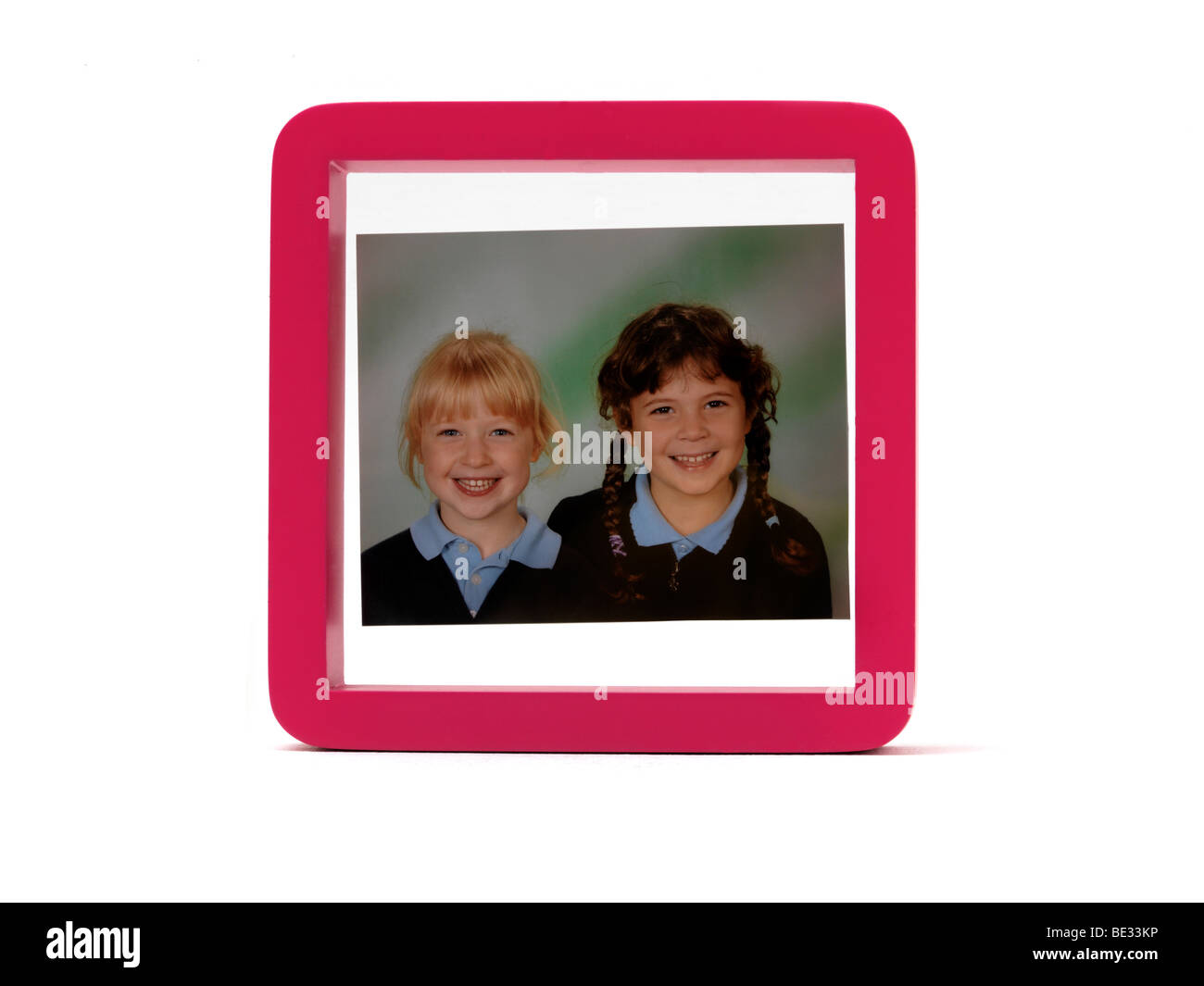 Photo Frame with Children Stock Photo - Alamy