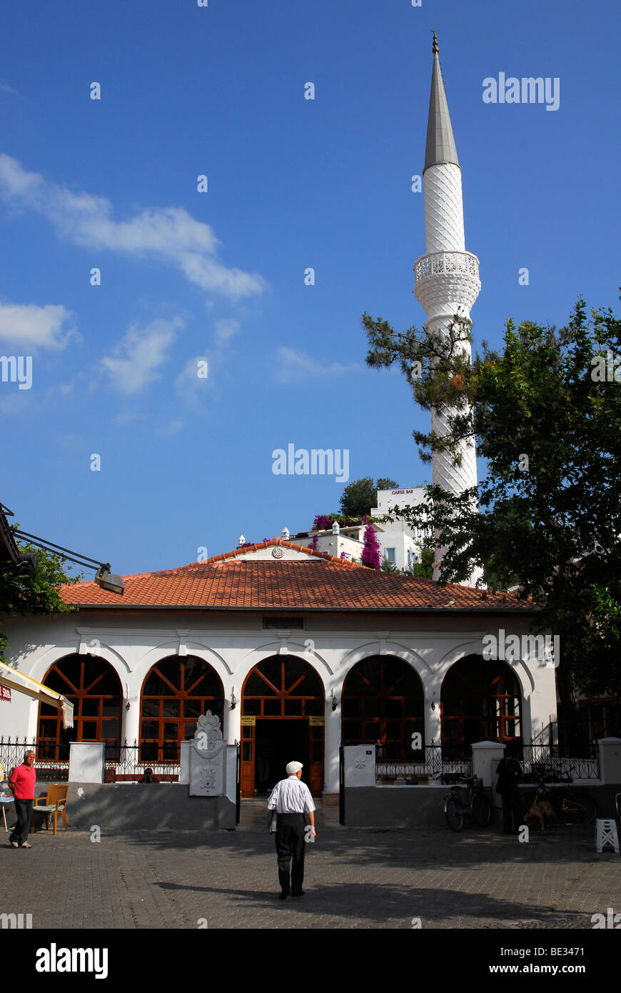 Mosque in Marmaris, Aegaen Sea, Mediterranean Sea, Turkey Stock Photo ...