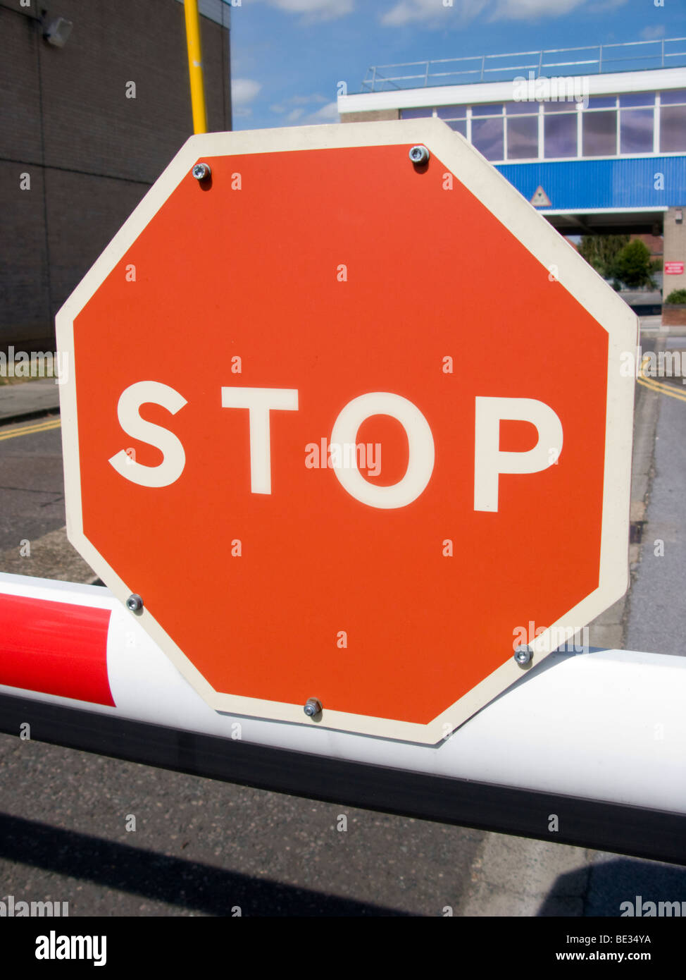 Stop at barrier hi-res stock photography and images - Alamy