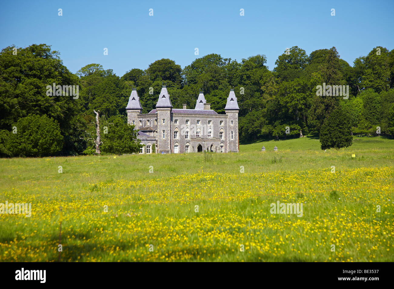 Newton House, Dinefwr Park, Llandeilo, Carmarthenshire, Wales, UK Stock ...