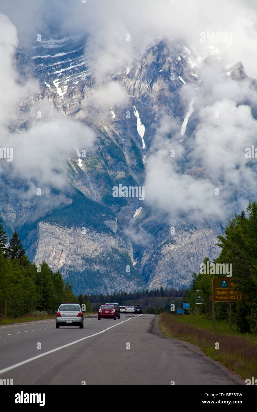 Highway highway Transcanada # 1 Canada Alberta Banff National Park ...