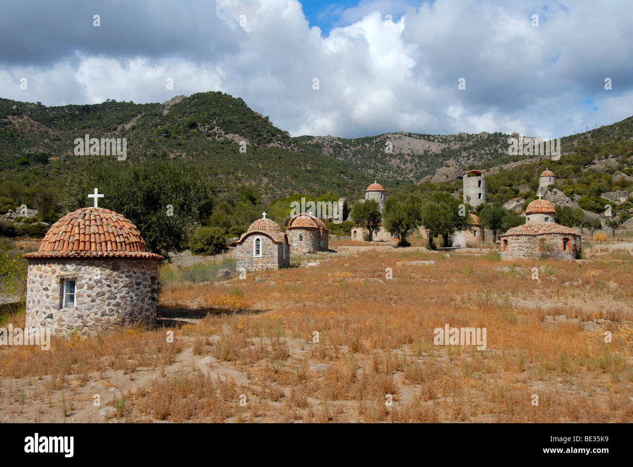 Greek Orthodox Christianity, small chapels, Moni Limonos monastery ...