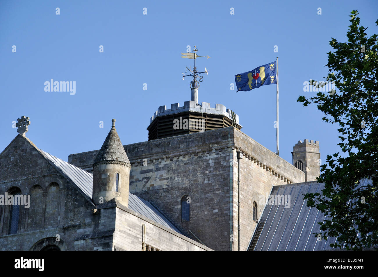 Romsey Abbey, Romsey, Hampshire, England, United Kingdom Stock Photo ...