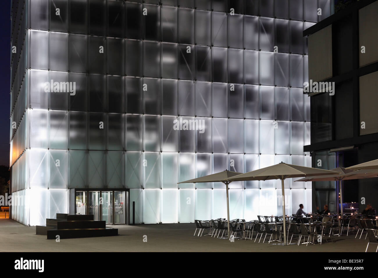 Kunsthaus Bregenz museum, Karl Tizian Platz square, Vorarlberg, Austria ...
