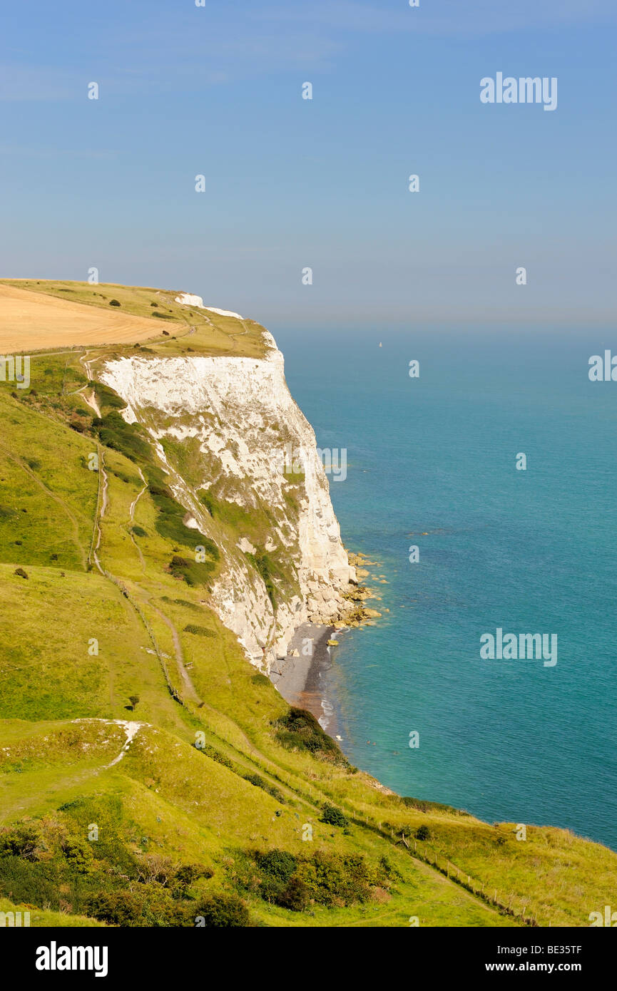 View of the White Cliffs of Dover, Kent, England, UK, Europe Stock ...