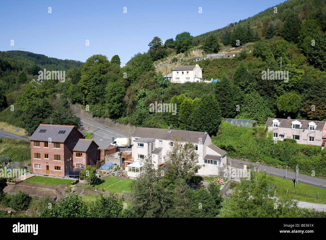 Pontrhydyfen village hi-res stock photography and images - Alamy