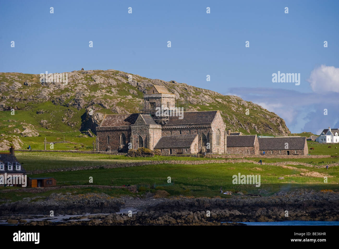 Abbey church, Iona, Scotland, United Kingdom, Europe Stock Photo - Alamy