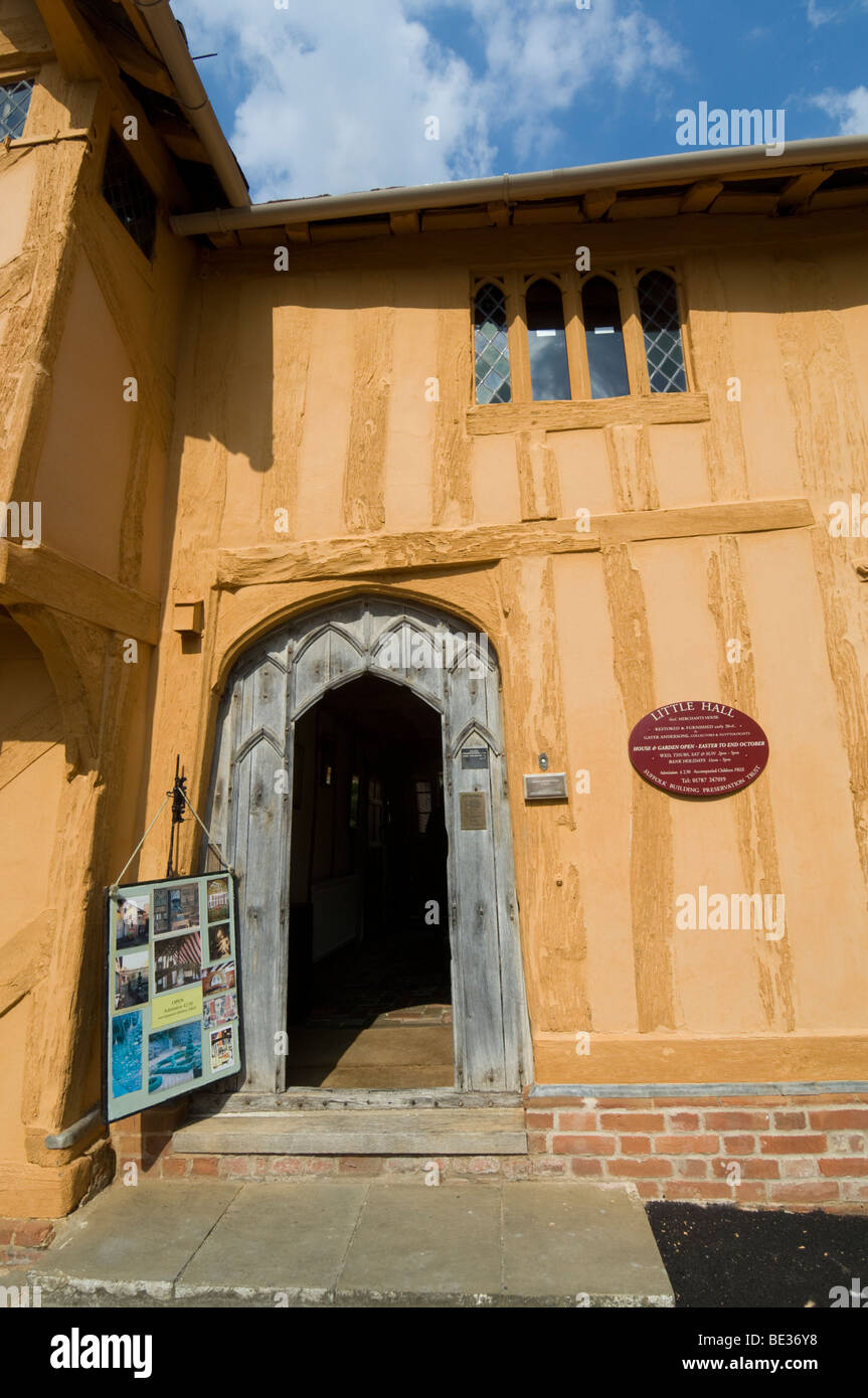 Little Hall Entrance Lavenham Suffolk UK Stock Photo - Alamy