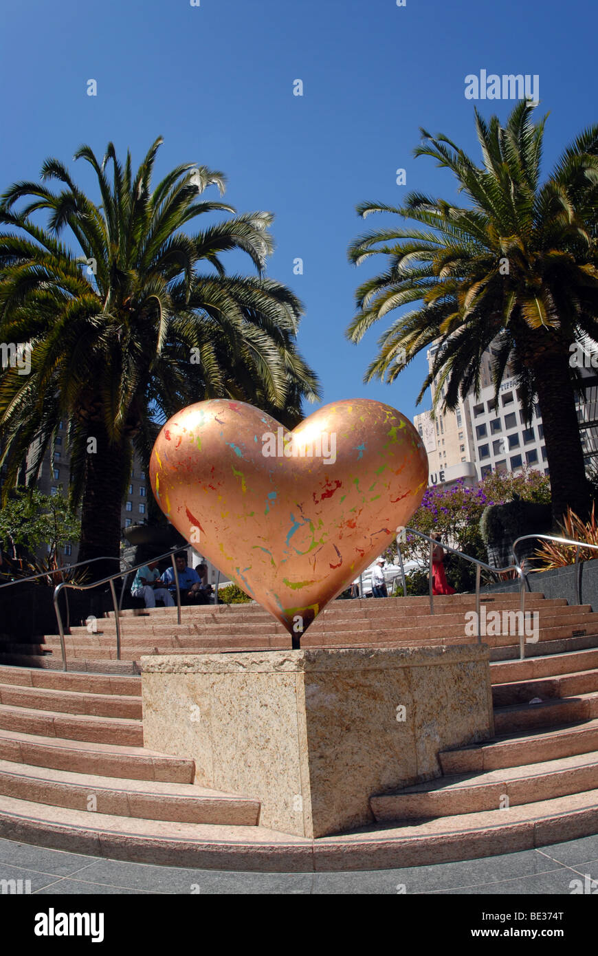Hearts in San Francisco Stock Photo - Alamy
