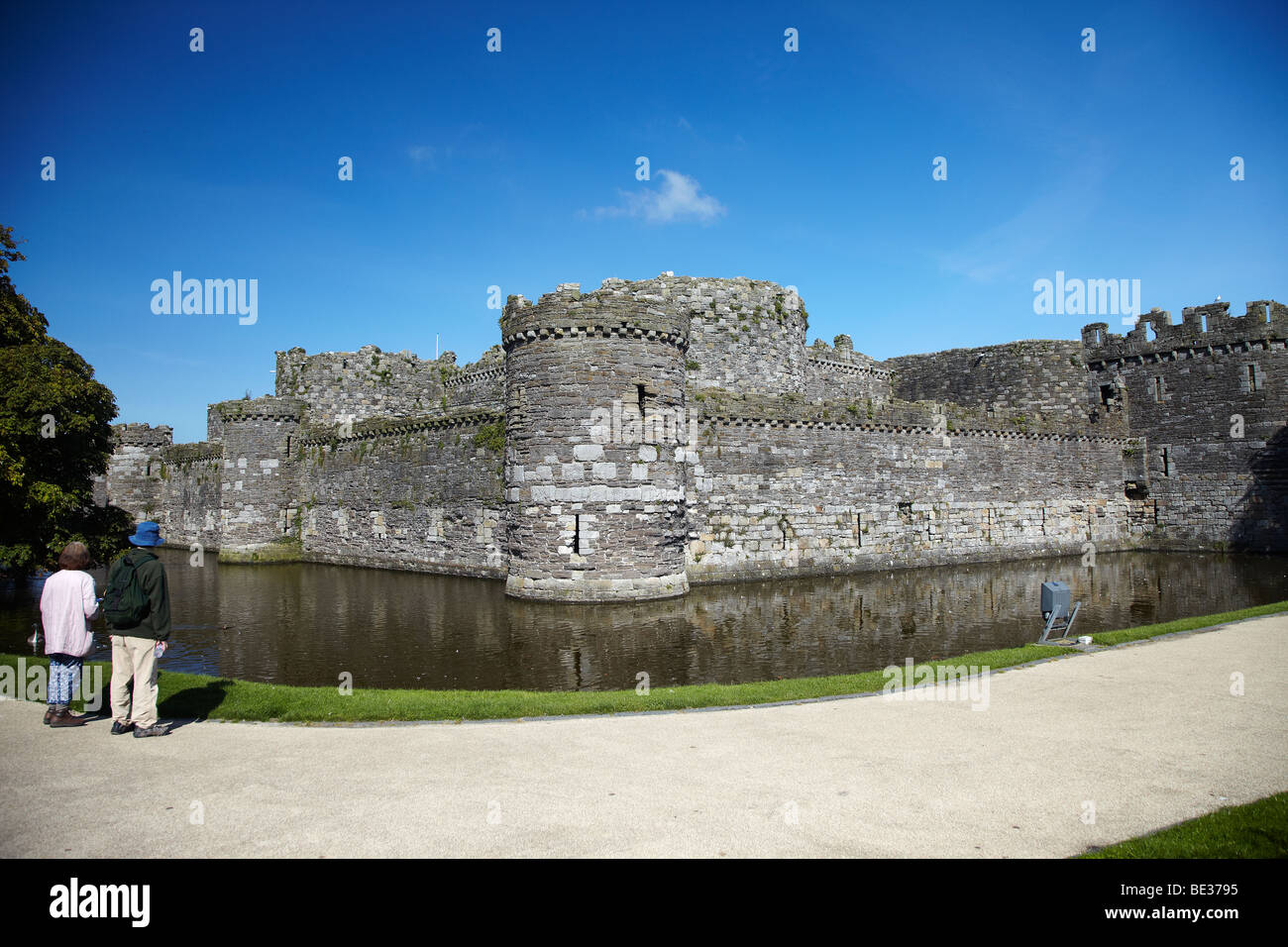 Beaumaris Castle, Anglesey, North Wales, UK Stock Photo - Alamy