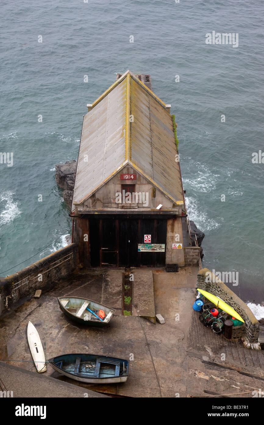 Life boat house, Lizard, Cornwall, United Kingdom Stock Photo - Alamy