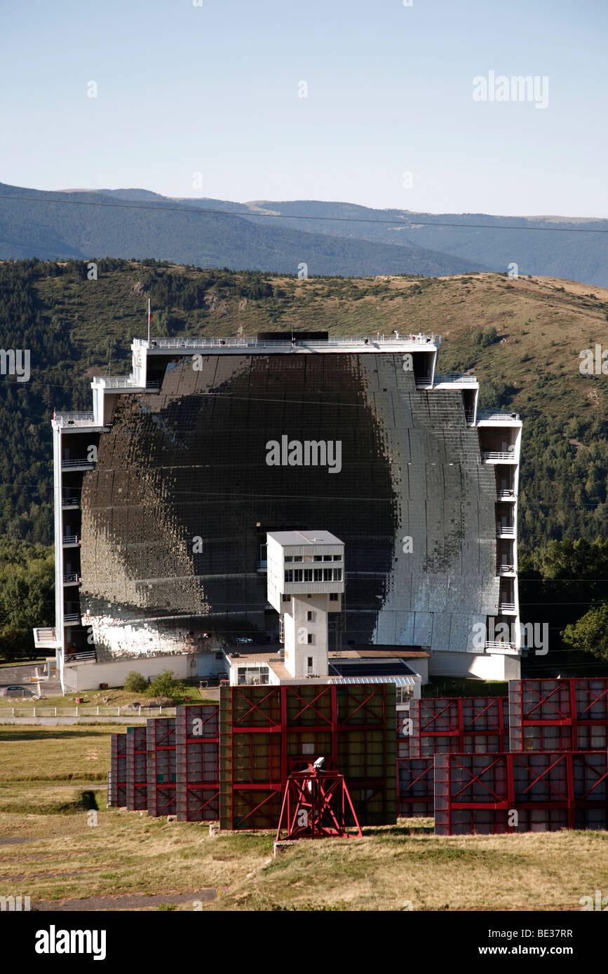 The world's largest solar furnace or Four Solaire at Odeillo in the ...