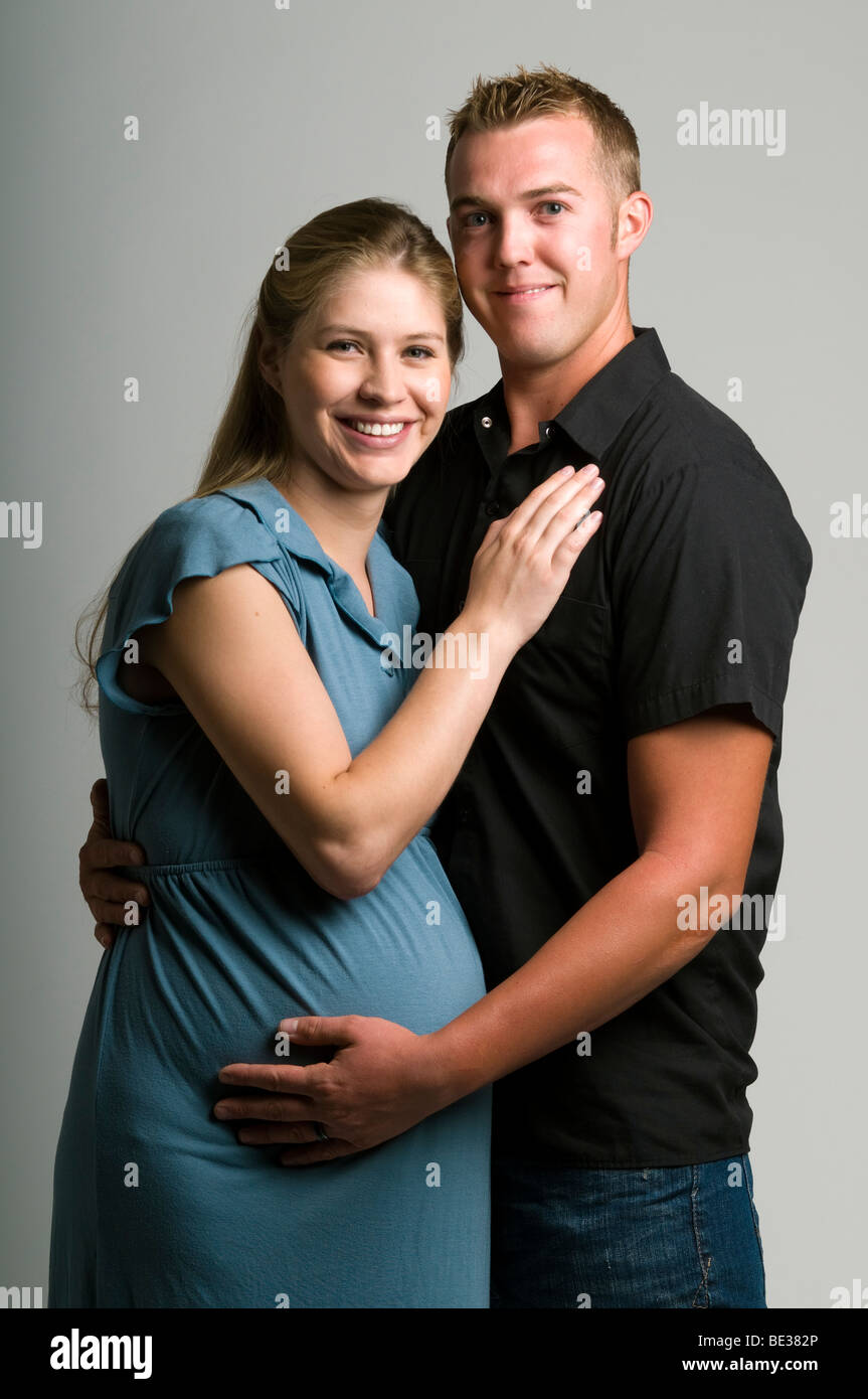 Pregnant with first child hi-res stock photography and images - Alamy