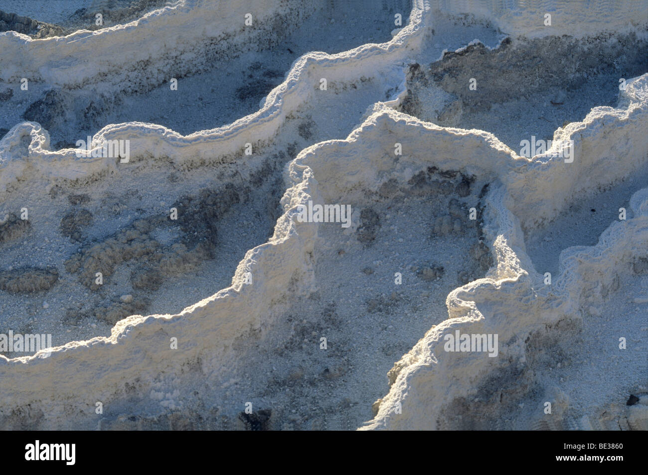 Ground structures in Yellowstone National Park, USA Stock Photo - Alamy