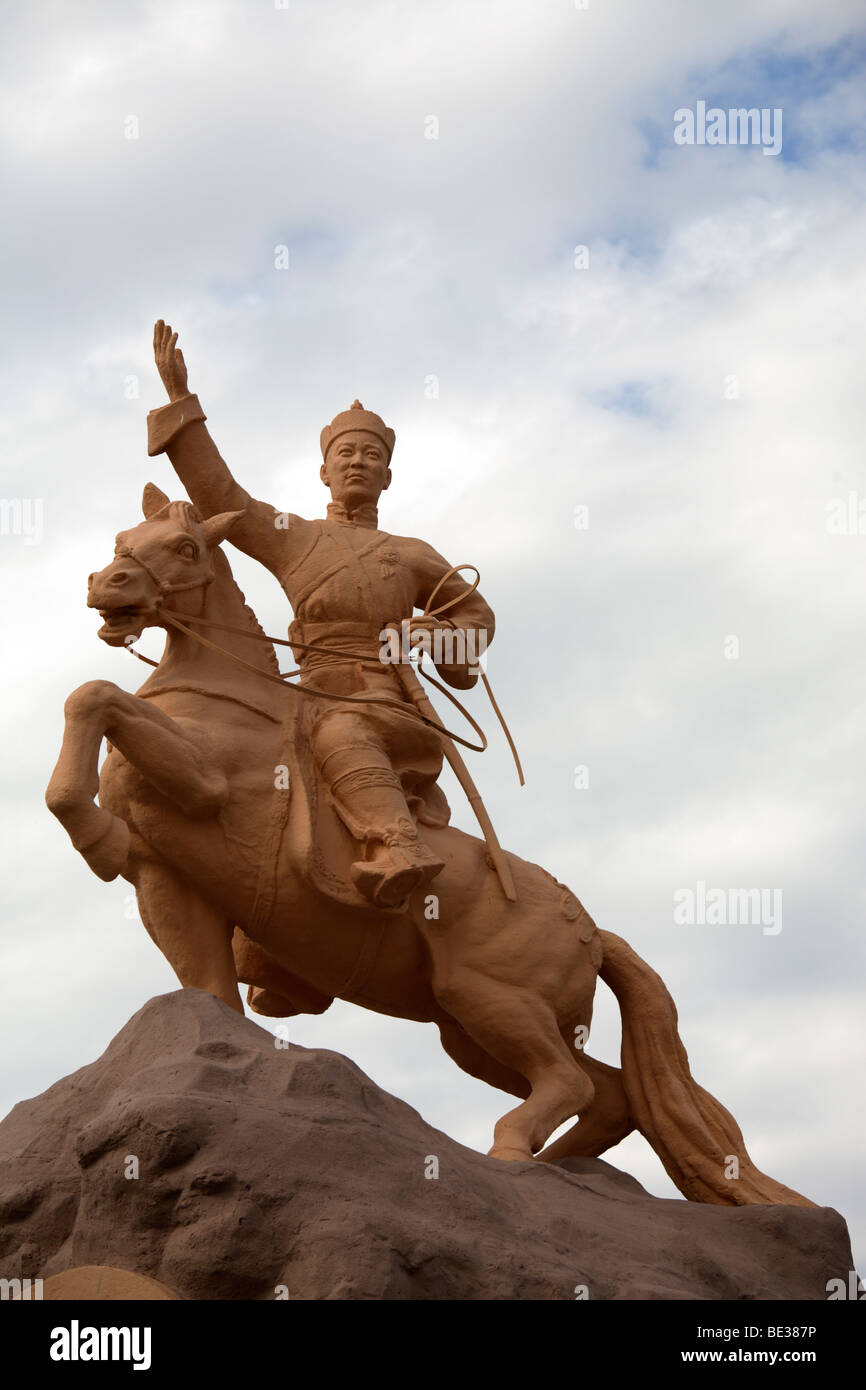 Sukhbaatar Monument in Sukhbaatar square, Ulaanbaatar, Mongolia Stock ...