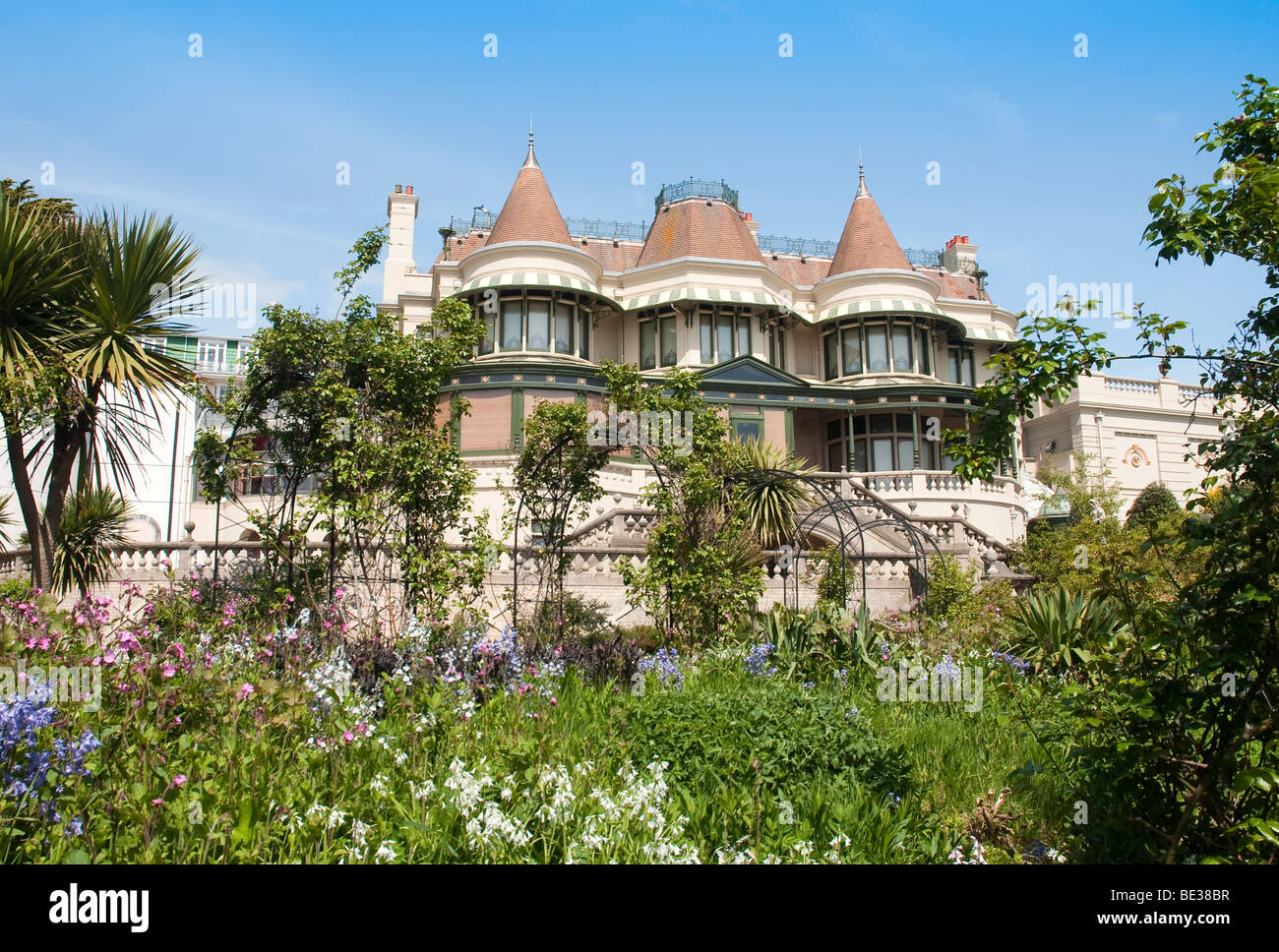 The Russell Cotes Museum and Art Gallery gardens, Bournemouth, Dorset ...