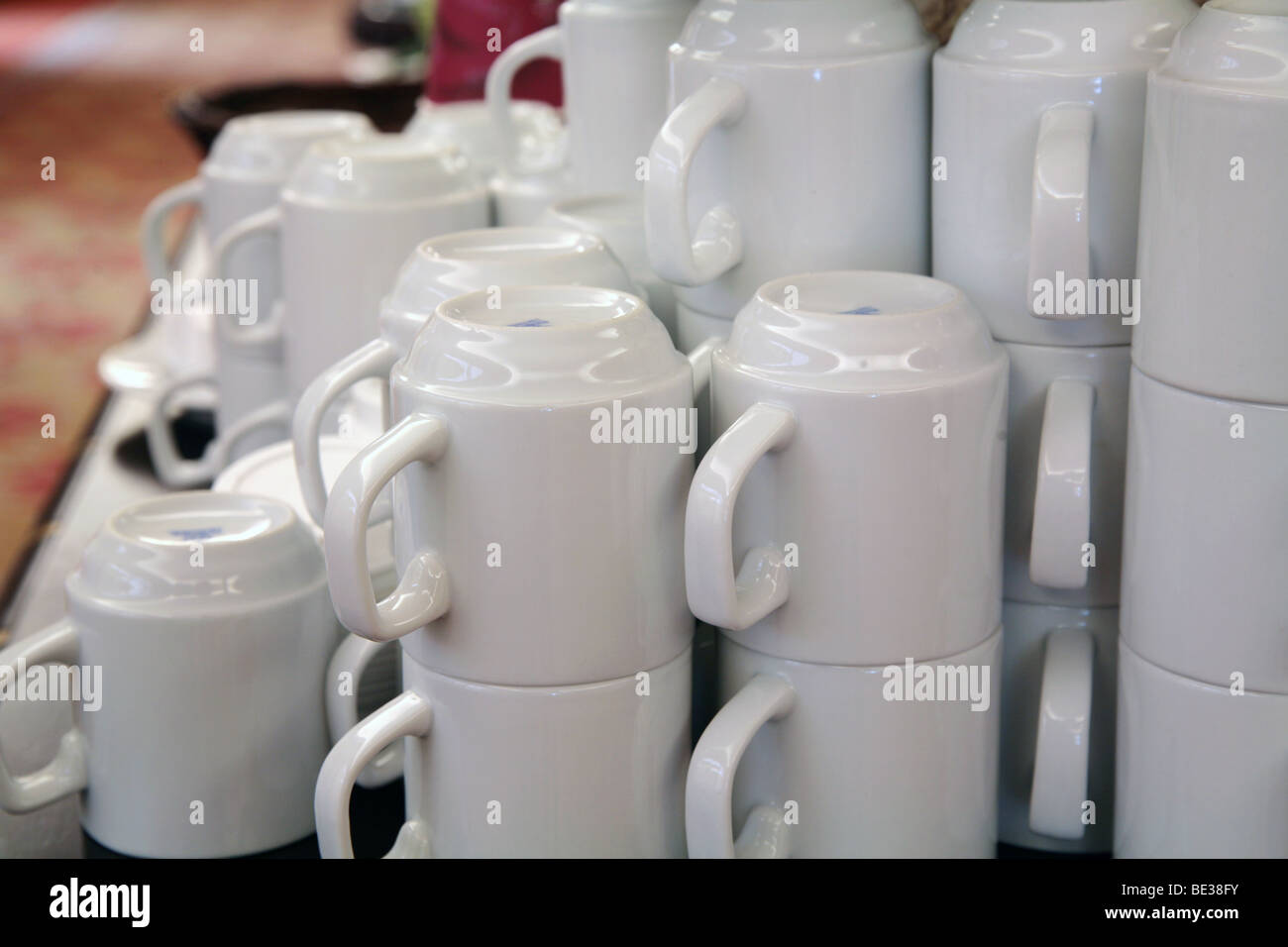 Piled coffee cups hi-res stock photography and images - Alamy