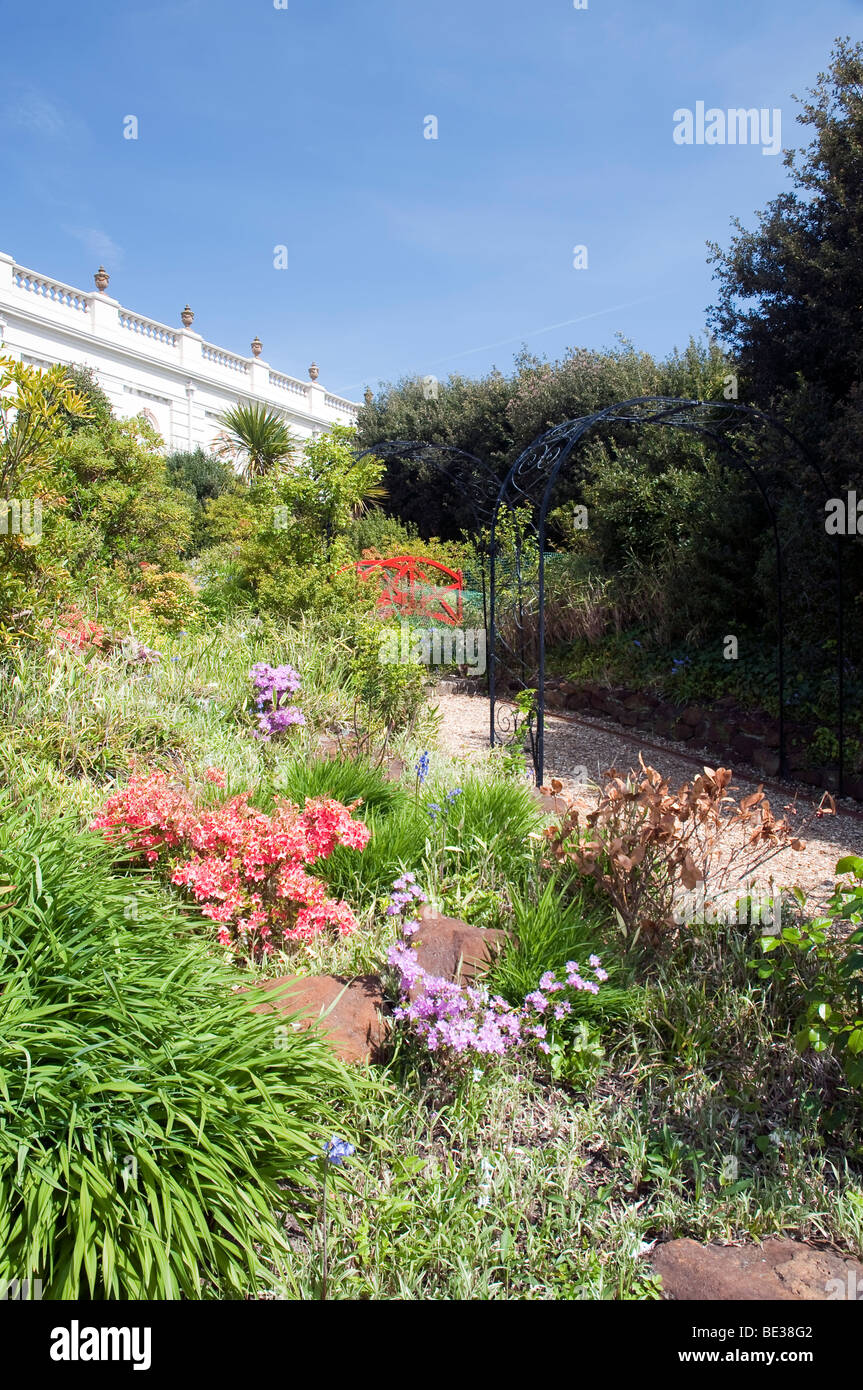 The Russell Cotes Museum and Art Gallery gardens, Bournemouth, Dorset ...
