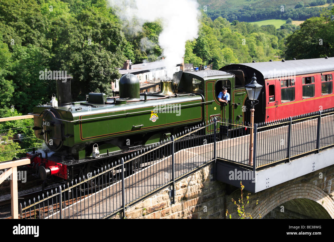Pannier Steam Engine Berwyn Station Denbighshire North Wales UK United ...