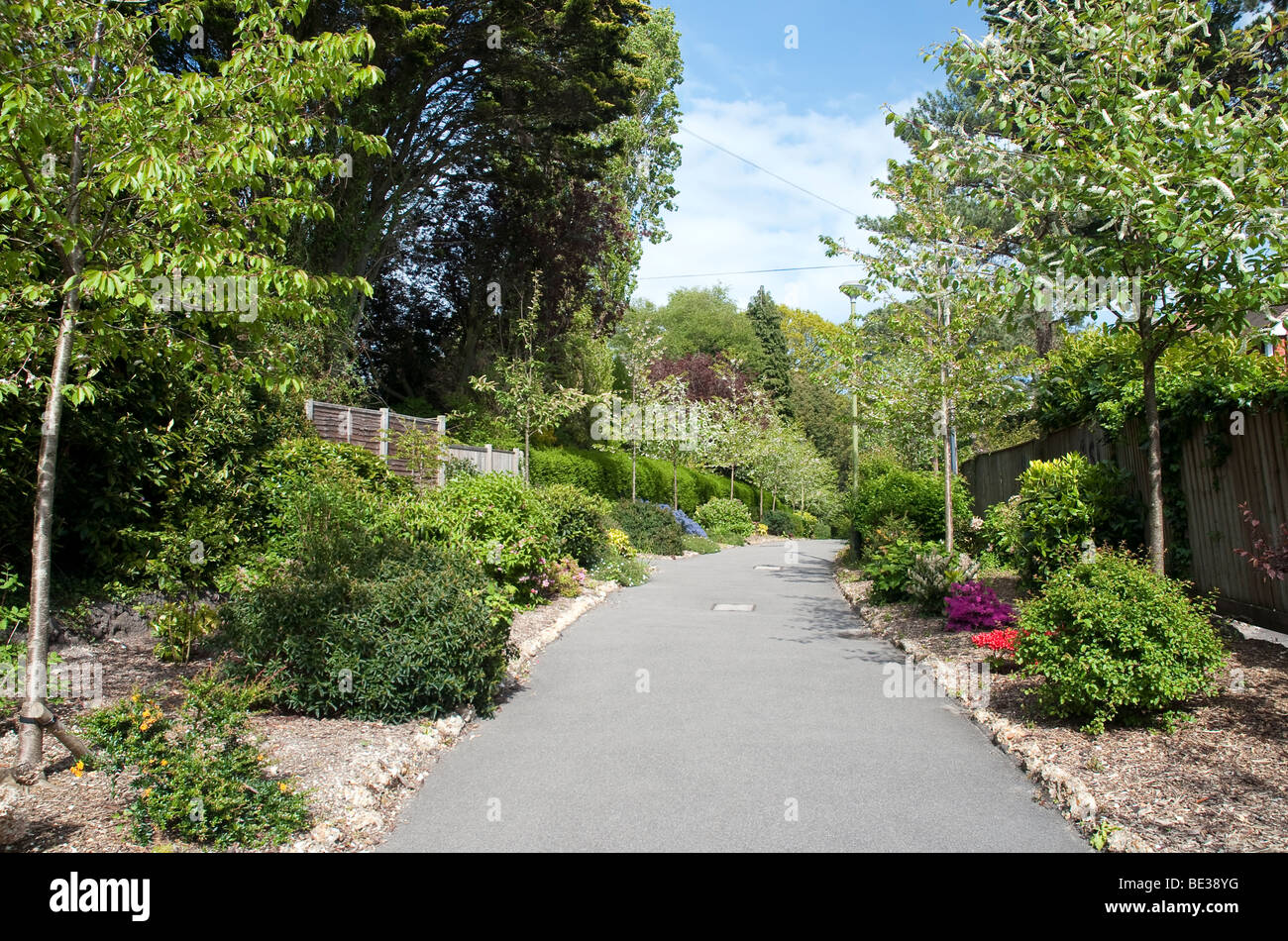 Cherry Tree Walk in Bournemouth, Dorset, England Stock Photo - Alamy