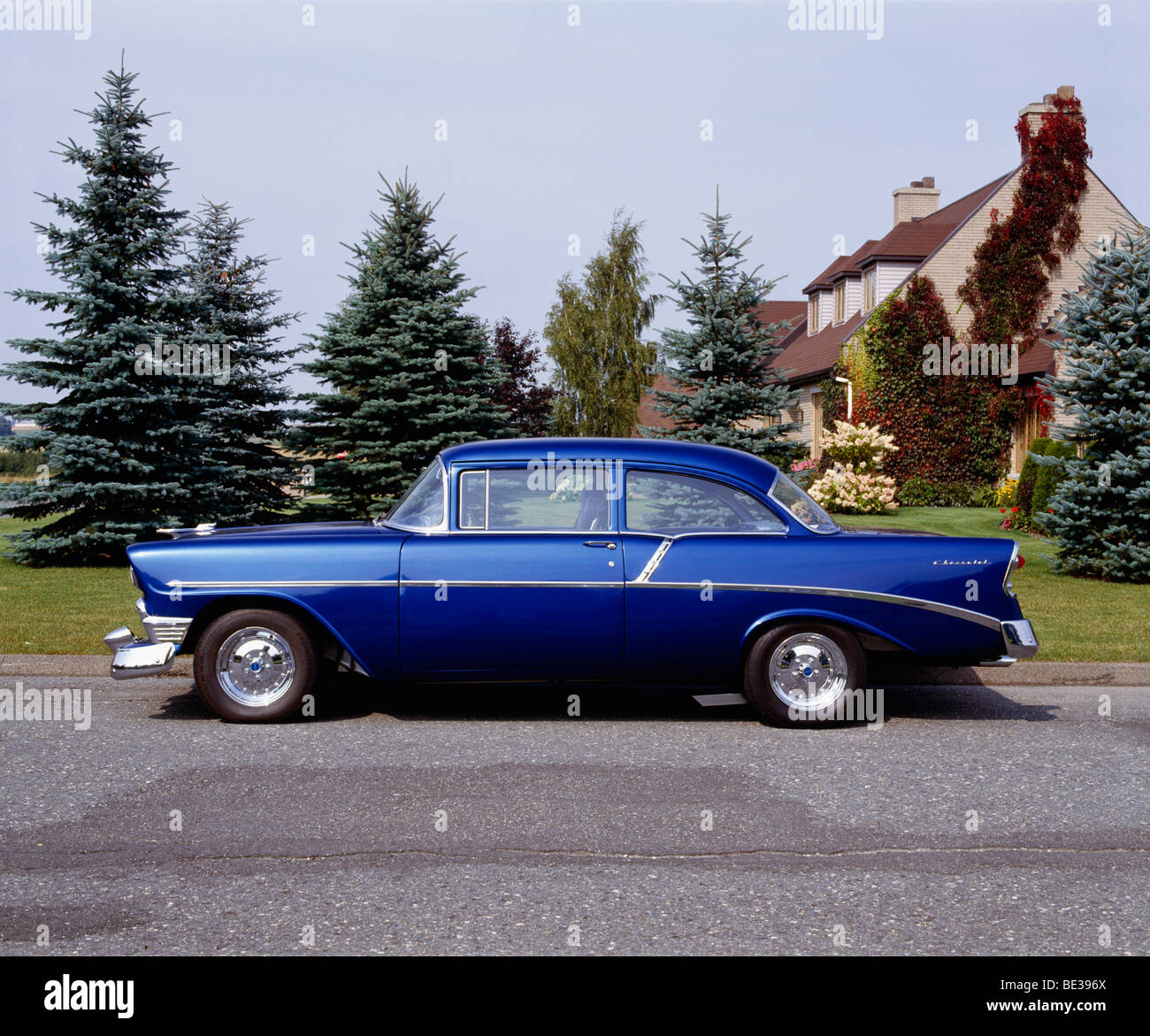 1956 Chevrolet 210 Hot Rod Stock Photo - Alamy