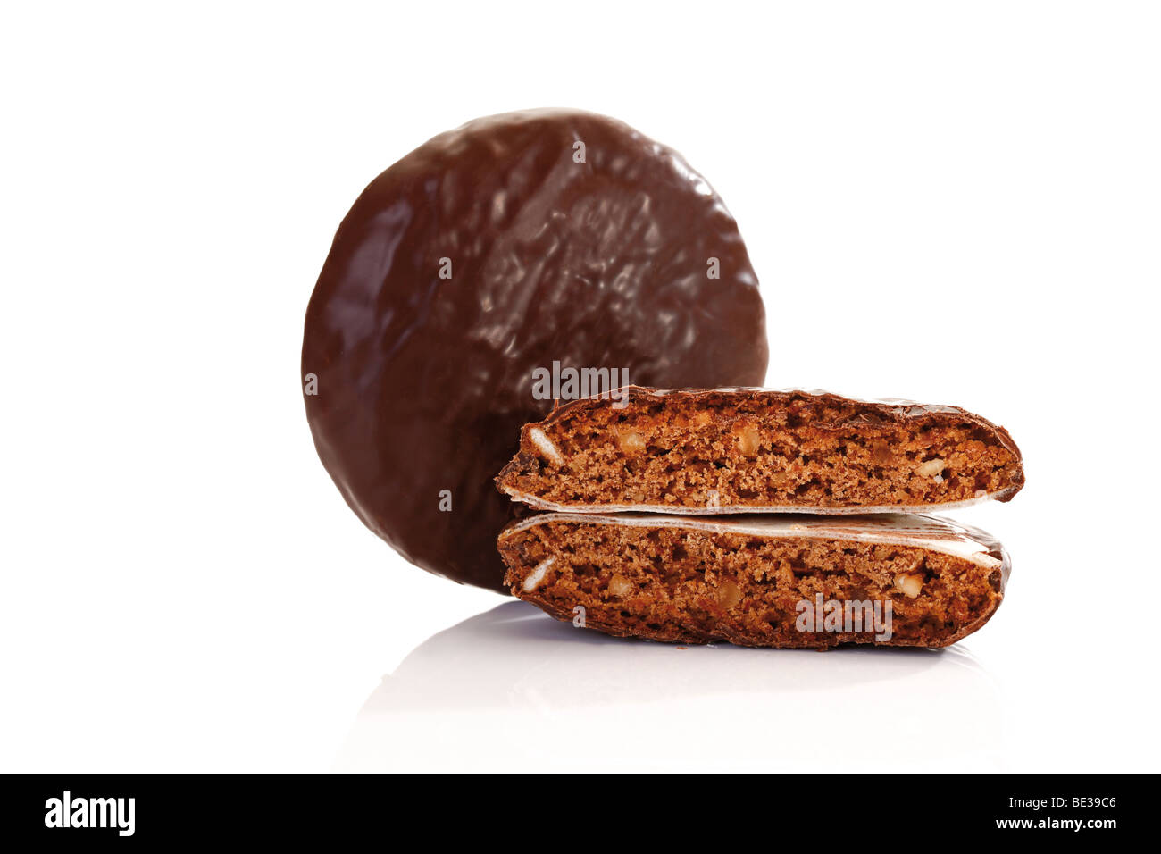 Gingerbread on wafers Stock Photo - Alamy