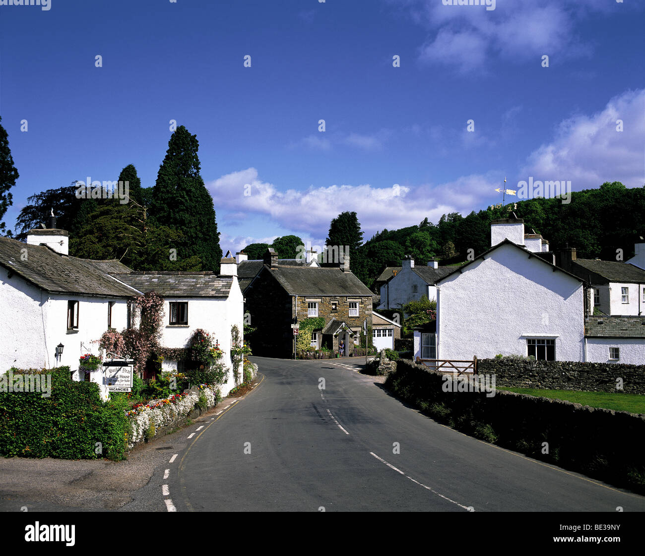 Beatrix Potter's Home Village Near Sawrey Cumbria England UK Stock ...