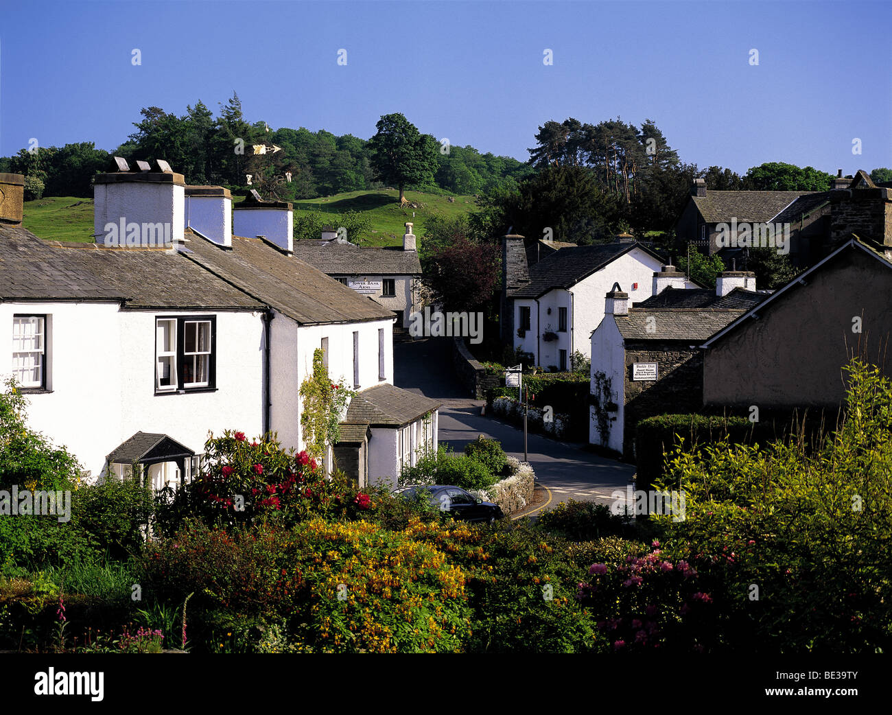 Beatrix Potter's Home Village Near Sawrey Cumbria England UK Stock ...