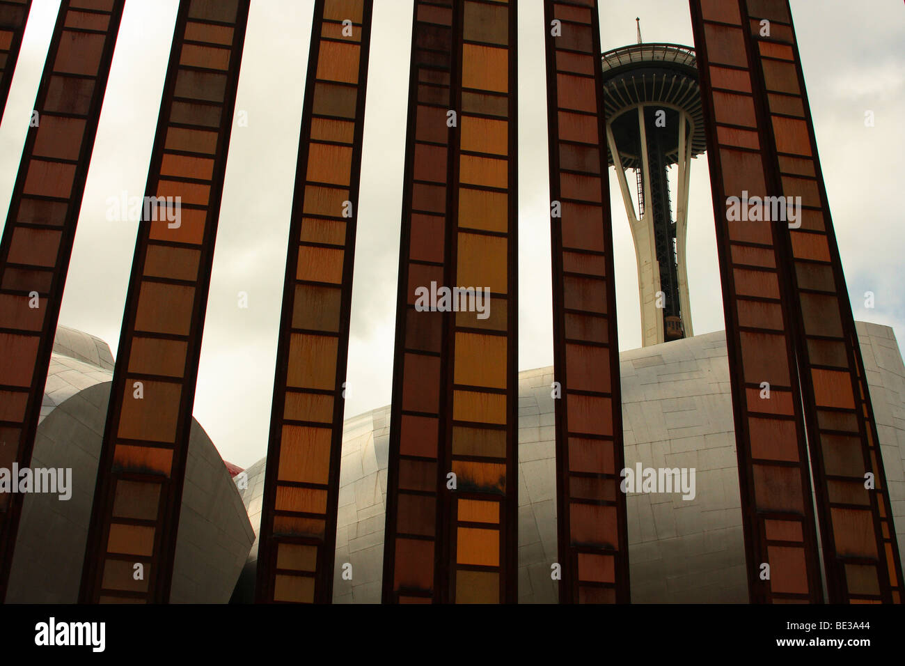 seattle ,view of needle tower,usa Stock Photo - Alamy