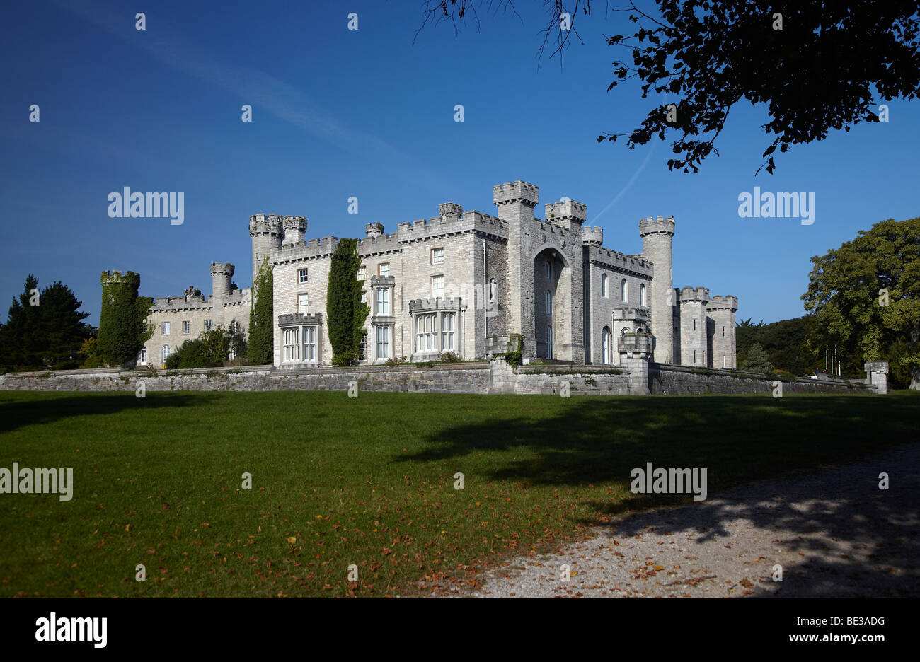 Bodelwyddan castle bodelwyddan denbighshire north wales hi-res stock ...